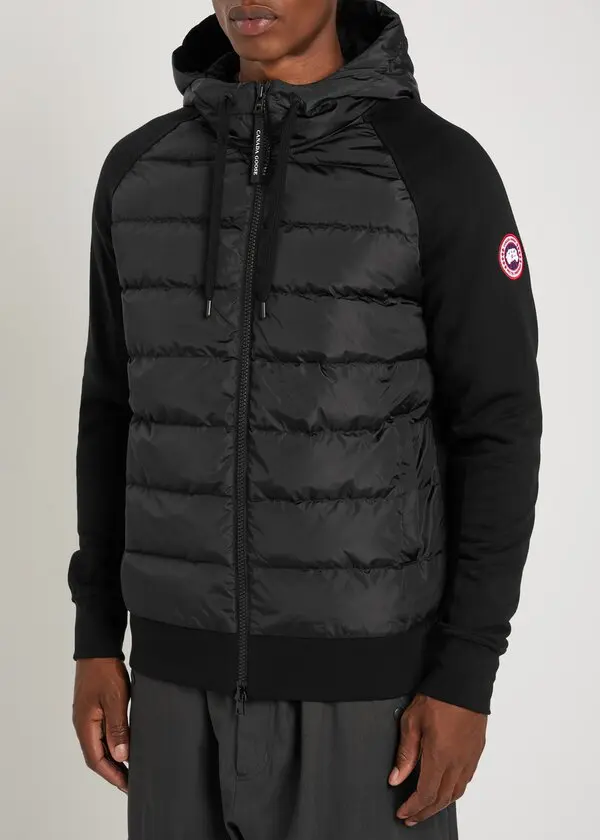 Canada Goose Hybridge Huron Hooded Shell And Cotton Jacket