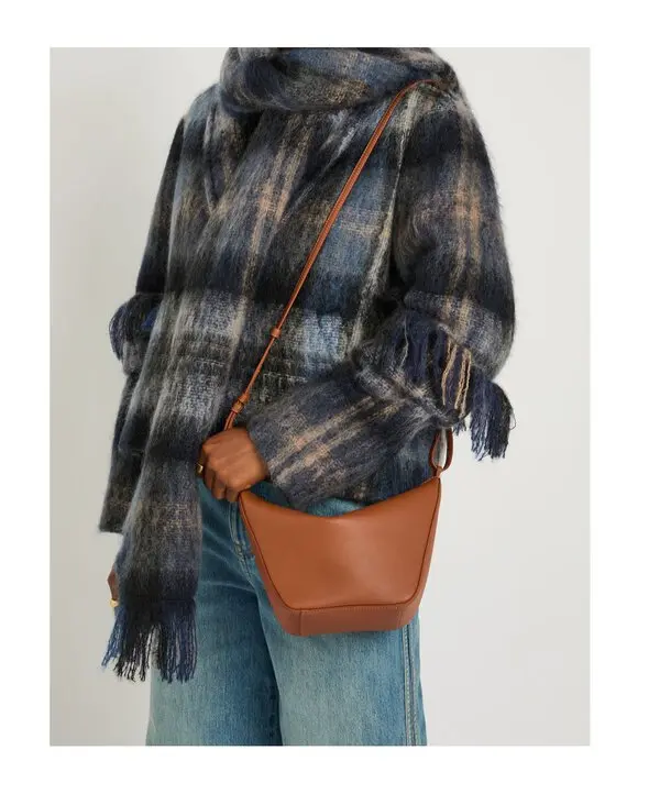 Loewe Hammock Hobo Mini Leather Shoulder Bag