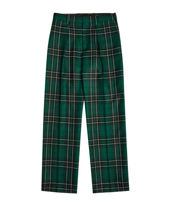 J.W.ANDERSON Checked Straight-leg Trousers