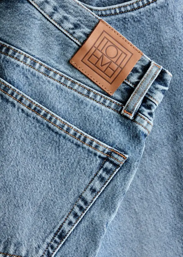 TOTEME Twisted Seam Straight-leg Jeans