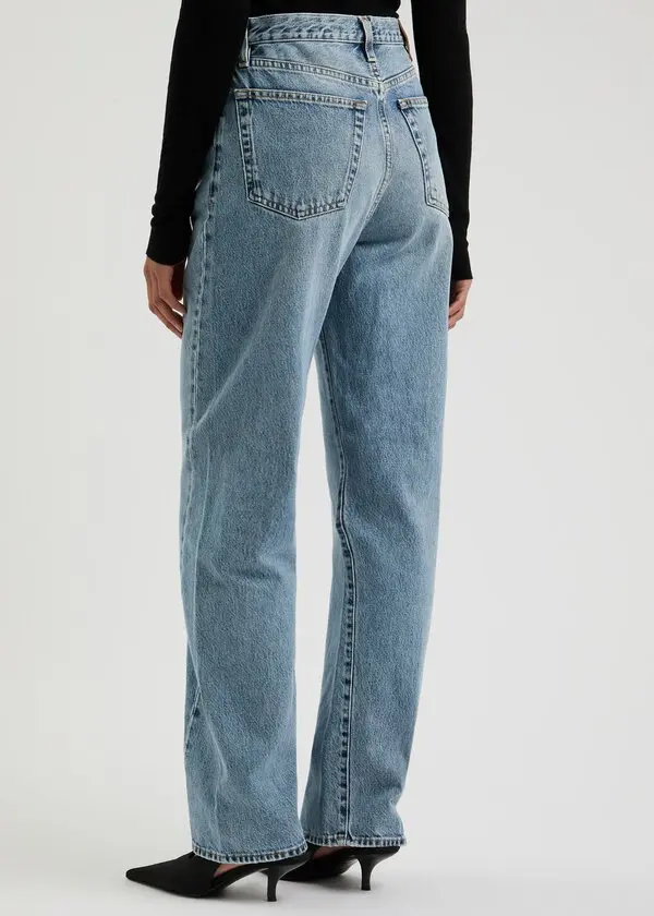 TOTEME Twisted Seam Straight-leg Jeans