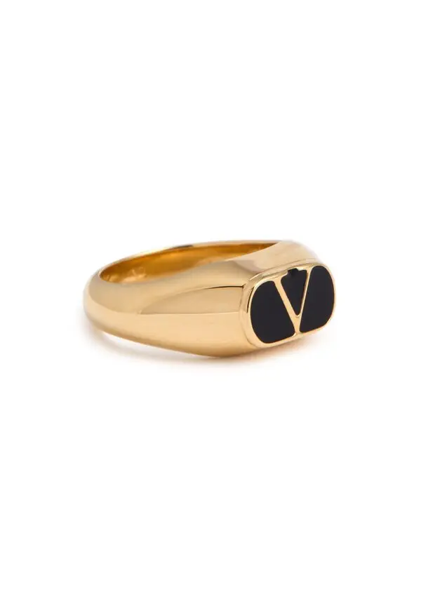 Valentino Garavani Vlogo-engraved Ring