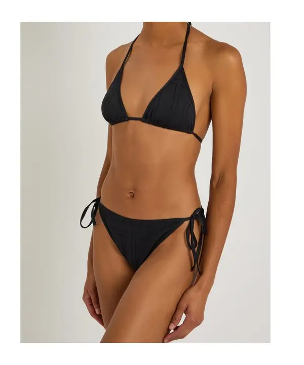TOTEME Monogram Pointelle Bikini Top