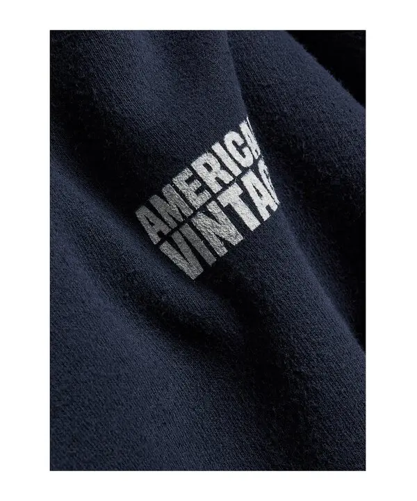 American Vintage Hooded Cotton Sweatshirt