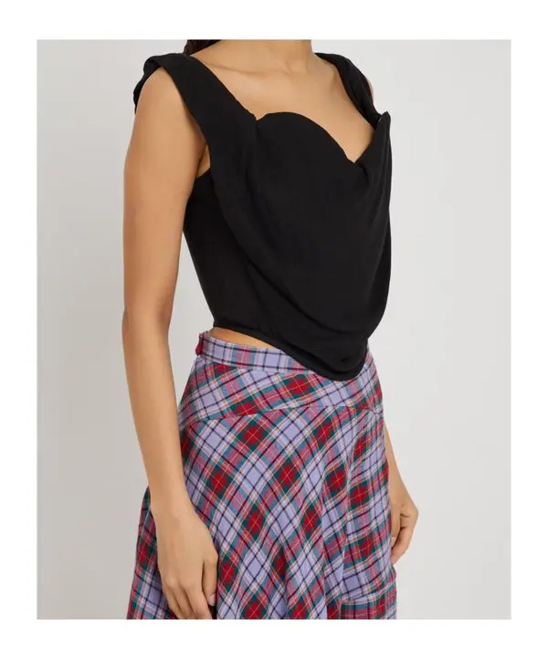 VIVIENNE WESTWOOD Draped Sweetheart Corset Top