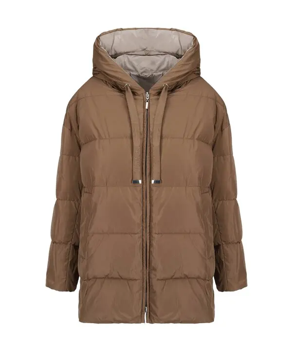 Max Mara Zip-up Drawstring Reversible Jacket