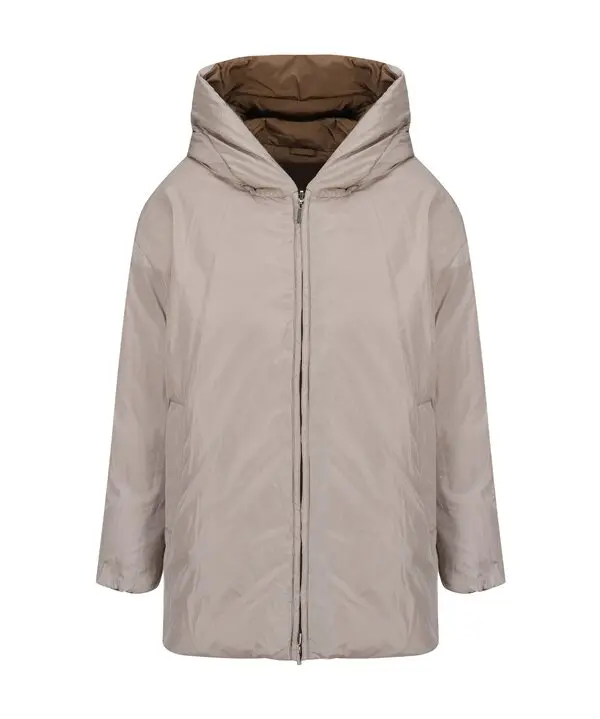 Max Mara Zip-up Drawstring Reversible Jacket