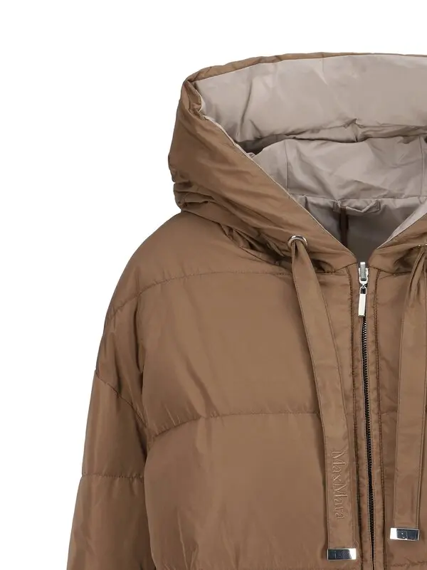 Max Mara Zip-up Drawstring Reversible Jacket