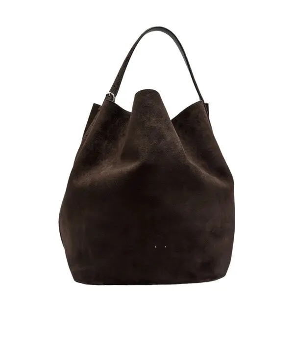 TOTEME Belted Suede Tote