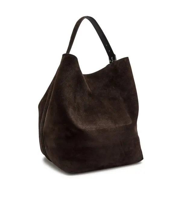 TOTEME Belted Suede Tote