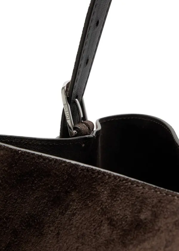 TOTEME Belted Suede Tote