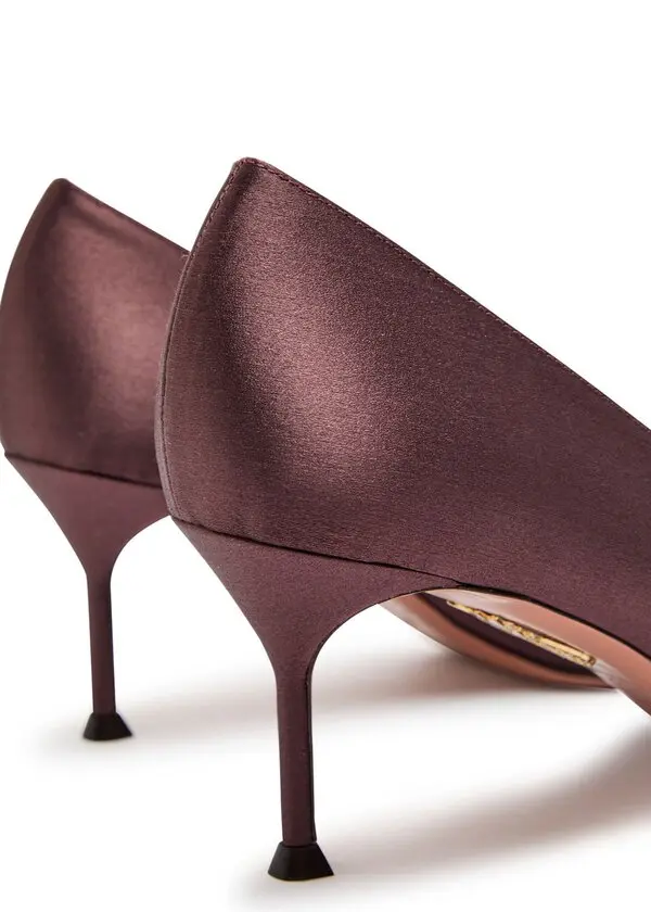 AQUAZZURA Purist 65 Satin Pumps