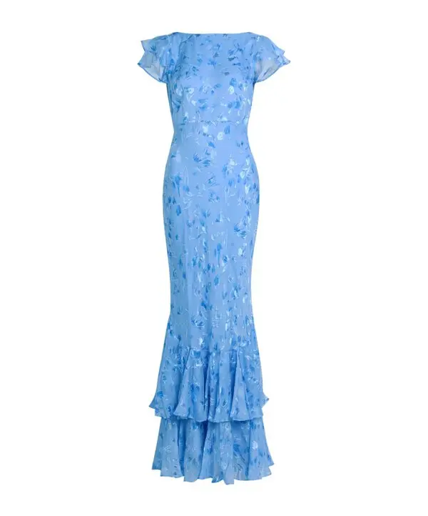 Rixo Silk-blend Maxi Dress
