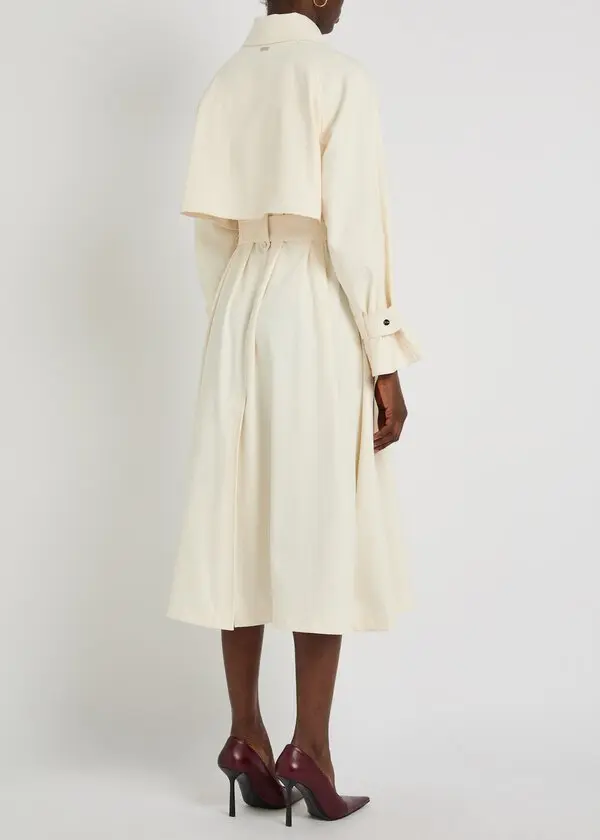 Herno Belted Woven Trench Coat