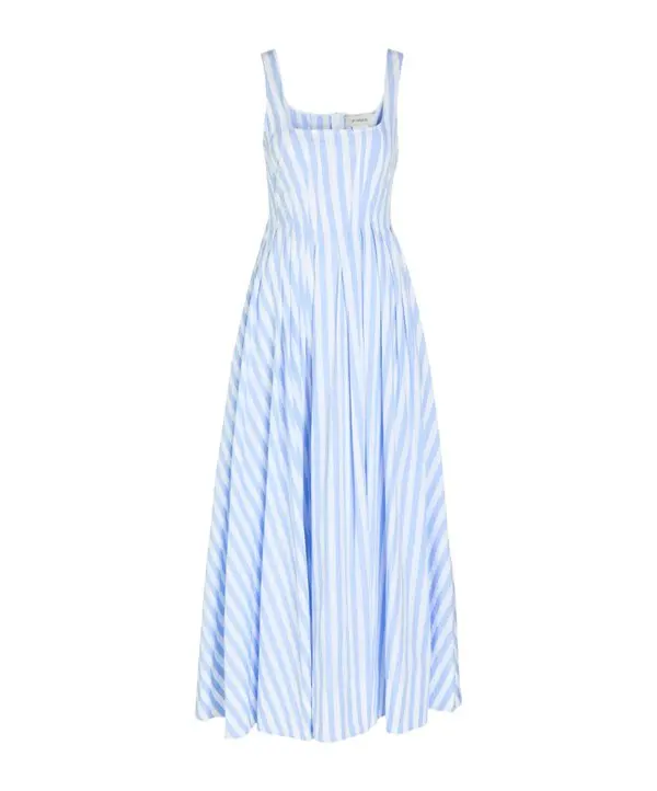 Sportmax Striped Cotton Maxi Dress