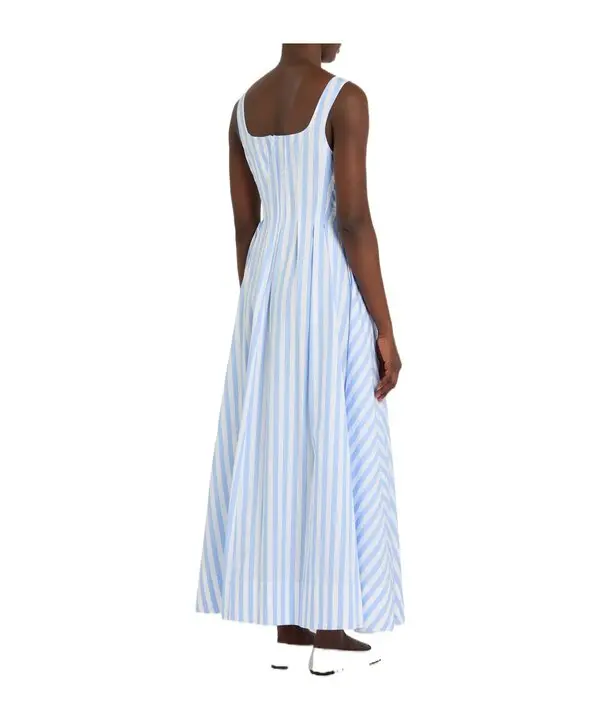 Sportmax Striped Cotton Maxi Dress