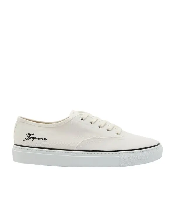Jacquemus Logo-embroidered Canvas Sneakers