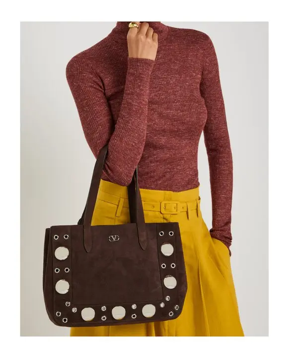 Valentino Garavani Nellc?te Medium Studded Tote