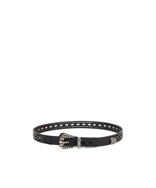 Etro Perforated Leather Belt