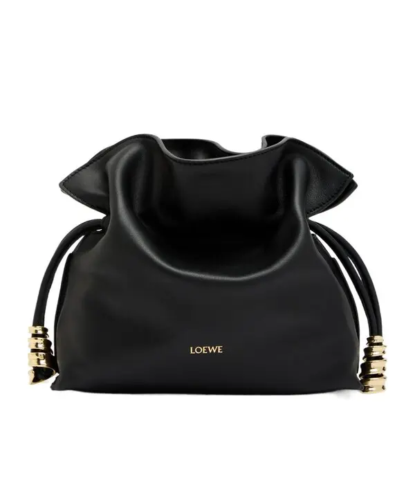 Loewe Metallic Clutch - Black