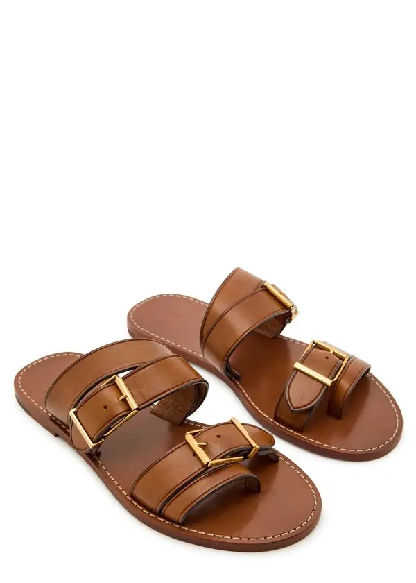 Polo Ralph Lauren Buckle Leather Sandals