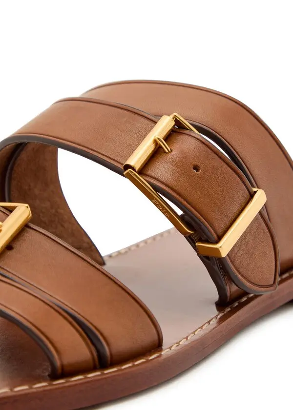 Polo Ralph Lauren Buckle Leather Sandals