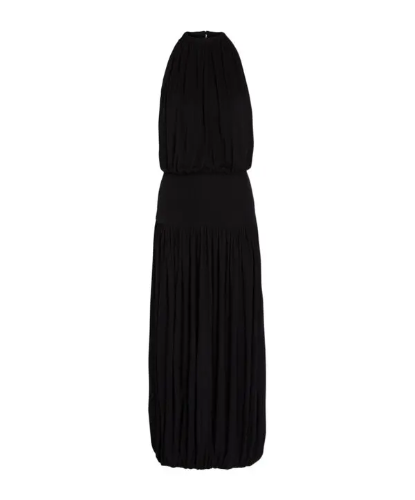 TOTEME Gathered Jersey Maxi Dress