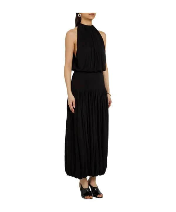 TOTEME Gathered Jersey Maxi Dress