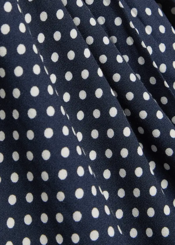 REFORMATION Polka-dot Woven Midi Dress