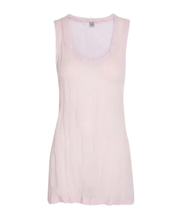 TOTEME Crinkled Gauze Tank Top