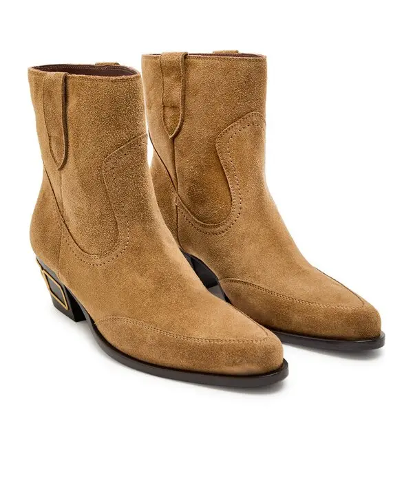 Etro Texan Suede Ankle Boots