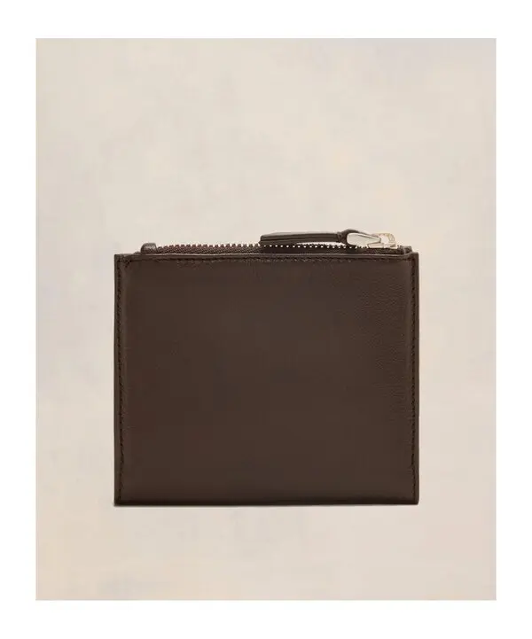 AMI Paris Zipped Bi-fold Wallet