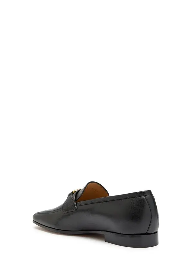 Valentino Garavani Grained Leather Loafers