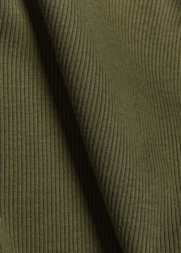 Rag & Bone Scoop-neck Ribbed Stretch-cotton Tank