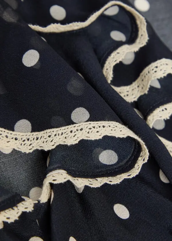 Rixo Polka Dot Dress