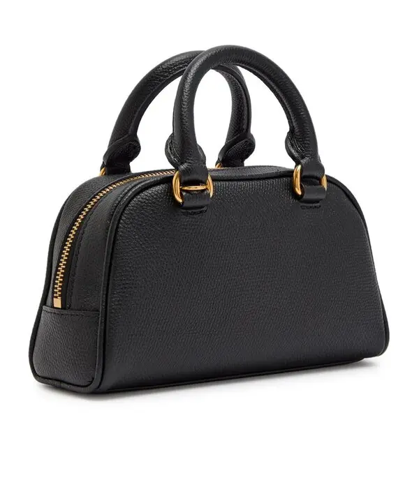 Valentino Garavani Mini Pebbled Leather Top Handle Bag
