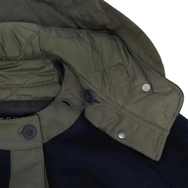 Max Mara Button Detailed Panelled Drawstring Coat