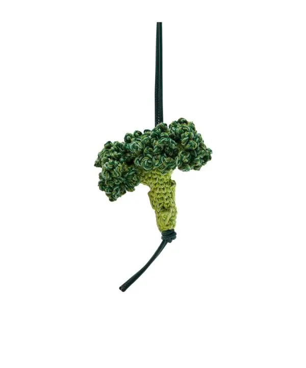 J.W.ANDERSON Broccoli Crochet Cotton-knit Charm