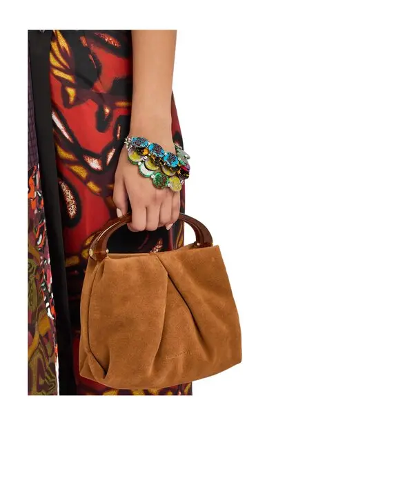Dries Van Noten Layered Painted Glass And Brass Bracelet