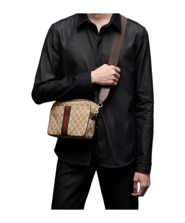 Gucci Small Crossbody Bag With Web