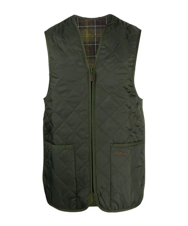 Barbour Quilted Zip-up Waistcoat