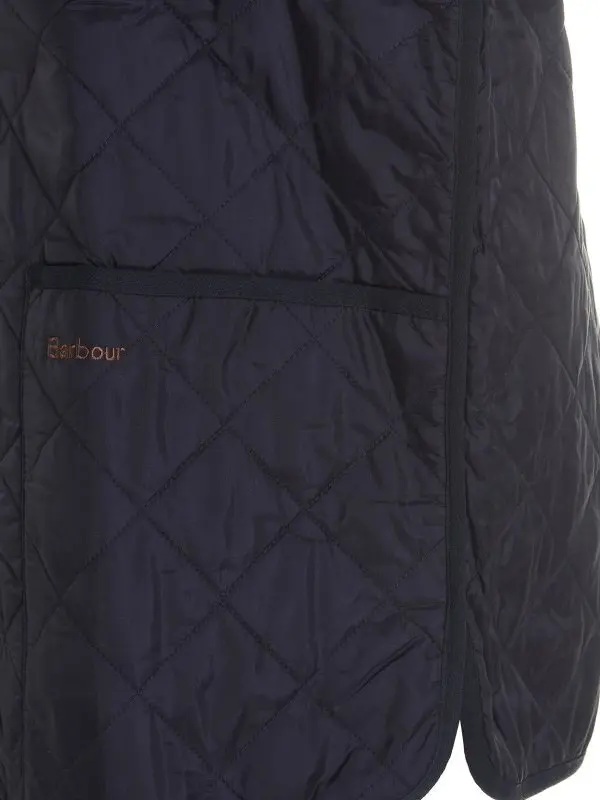 Barbour Quilted Sleeveless Jacket With Plaid Lining