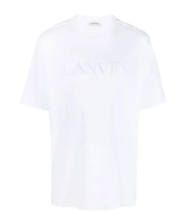 LANVIN T-shirt With Round Neck And Short Sleeves