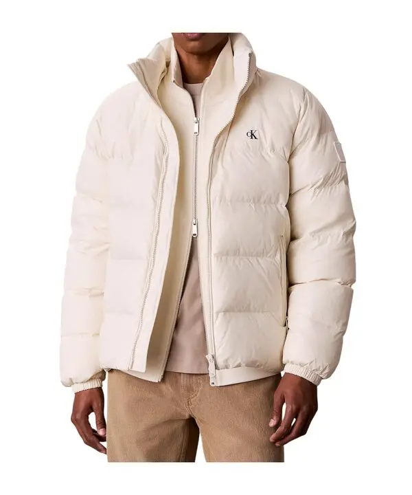 Calvin Klein Relaxed Fit Puffer Jacket With Removable Hood