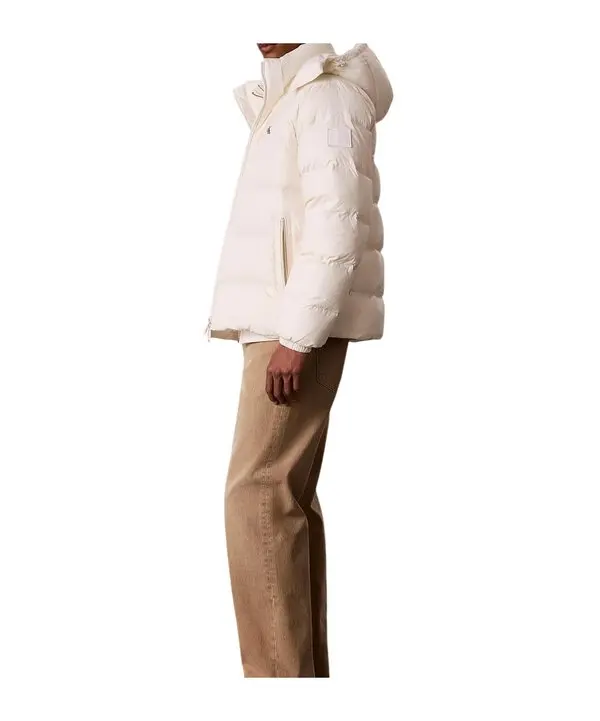 Calvin Klein Relaxed Fit Puffer Jacket With Removable Hood