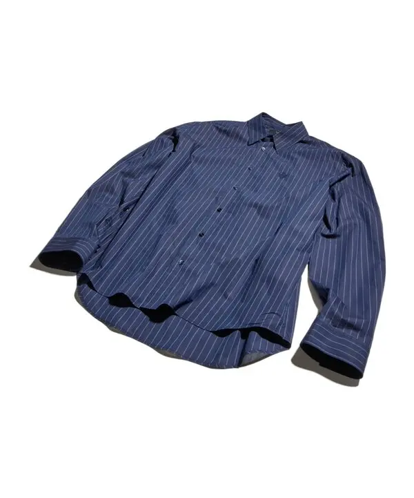 Gucci Pinstripe Shirt With Embroidery