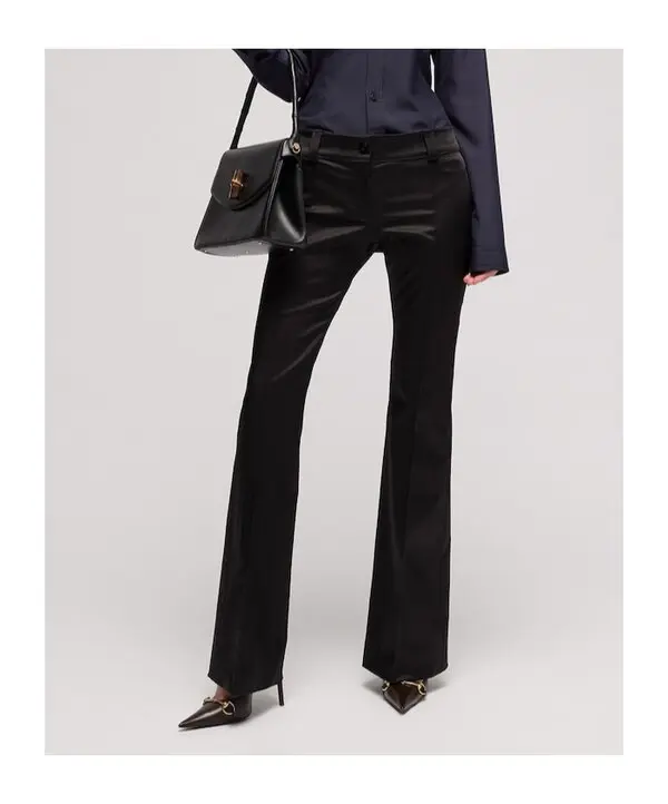 Gucci Duchesse Flared Leg Pants