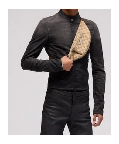 Gucci Cotton Viscose Jacket With Python Effect