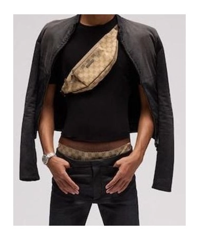 Gucci Cotton Viscose Jacket With Python Effect