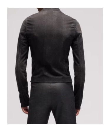 Gucci Cotton Viscose Jacket With Python Effect
